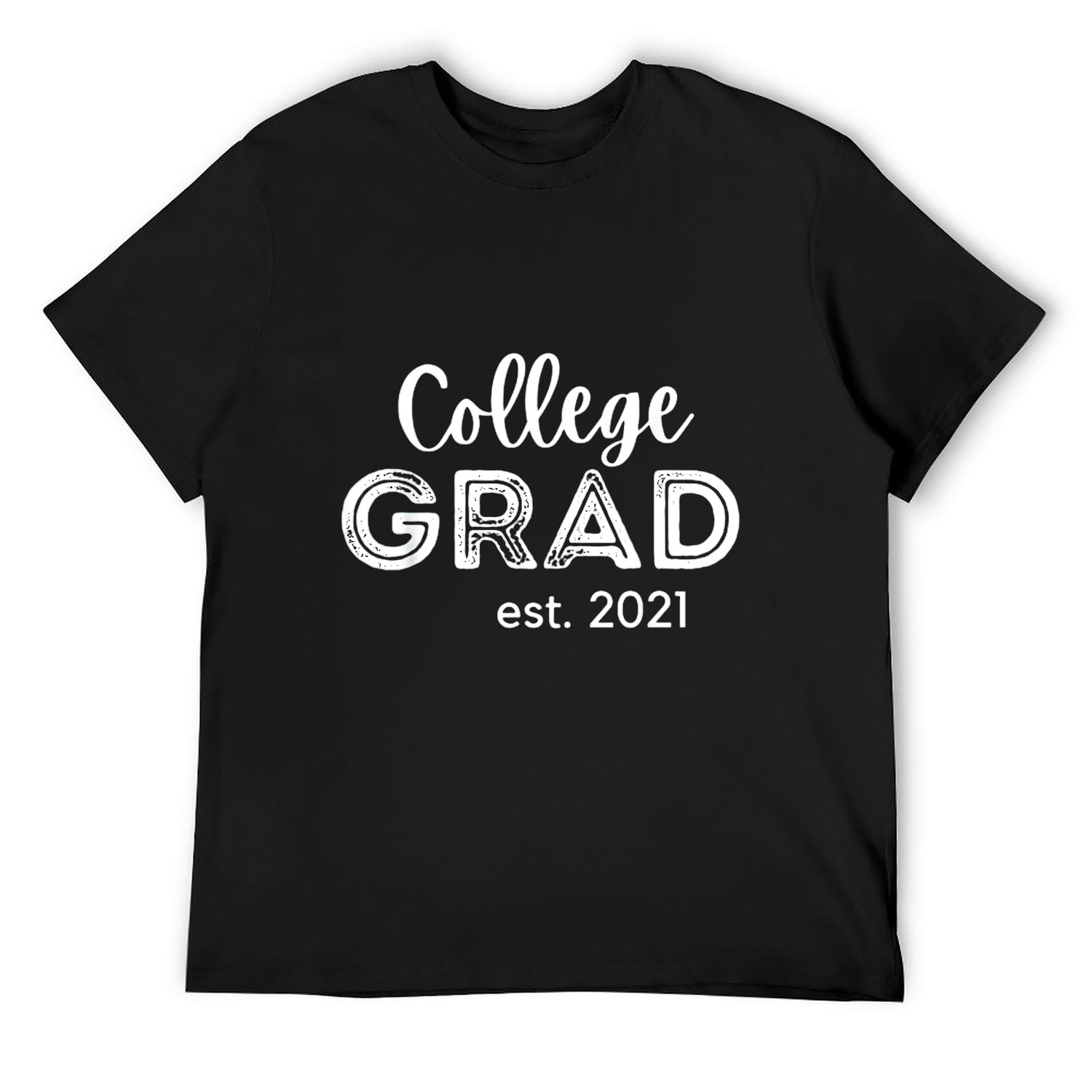 College Grad Est. 2021 Senior Class of 2021 Graduation Grad T-Shirt ...
