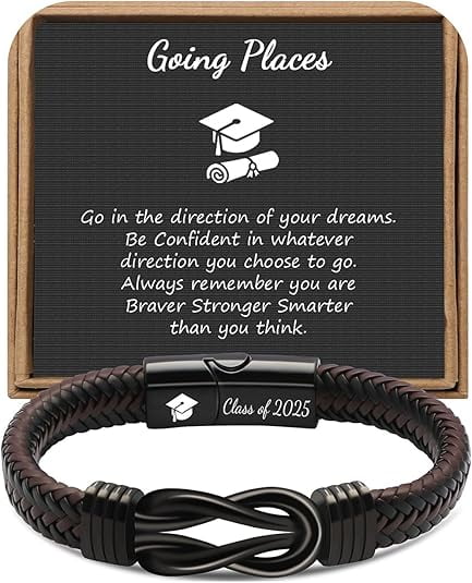 College Graduation Gifts for Men Class of 2025 Leather Stainless Steel ...