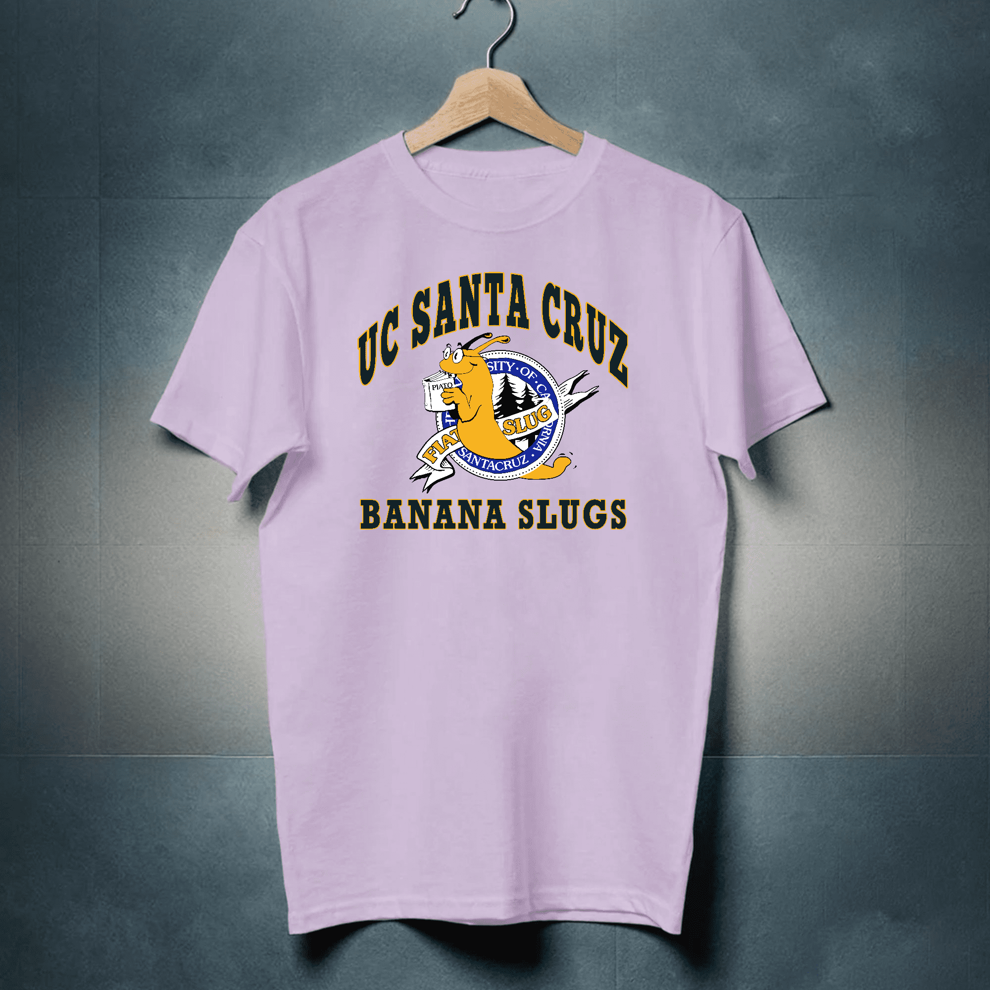College Graphic T-shirt, Unisex Banana Slugs Edition - Walmart.com