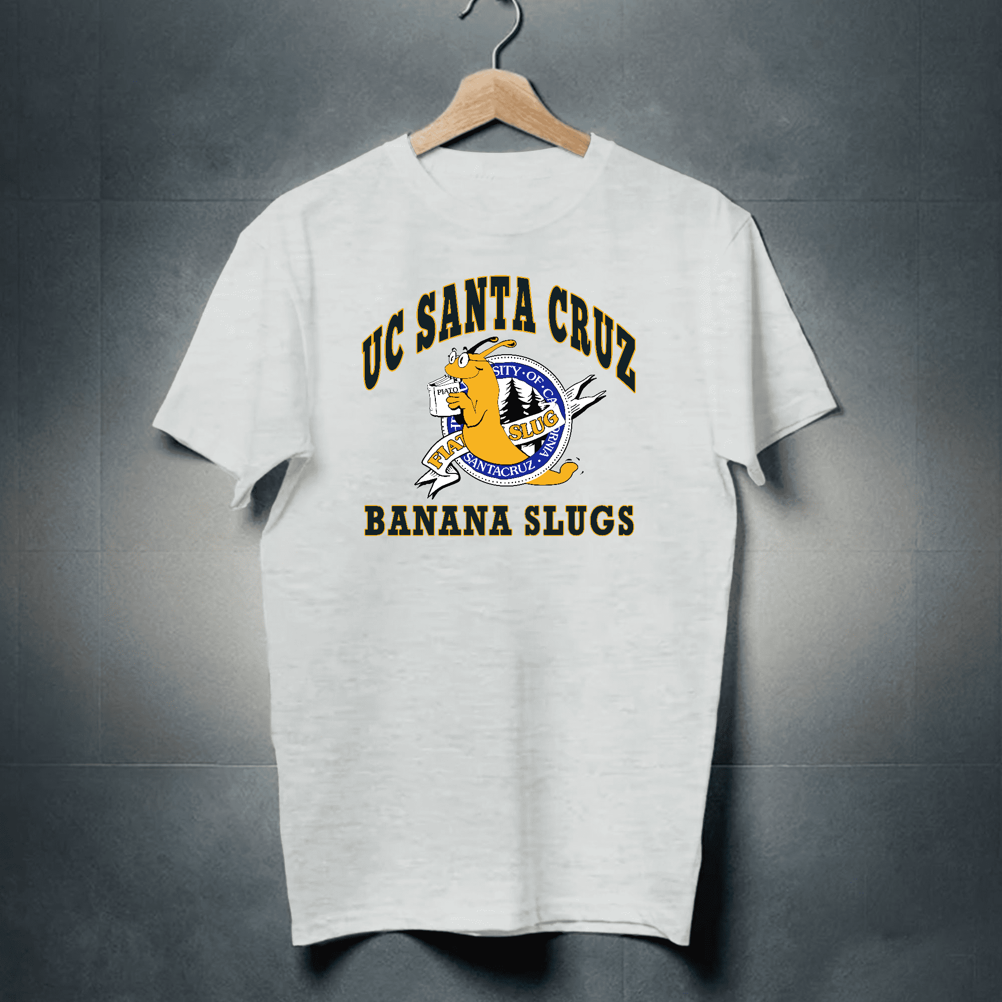 College Graphic T-shirt, Unisex Banana Slugs Edition - Walmart.com