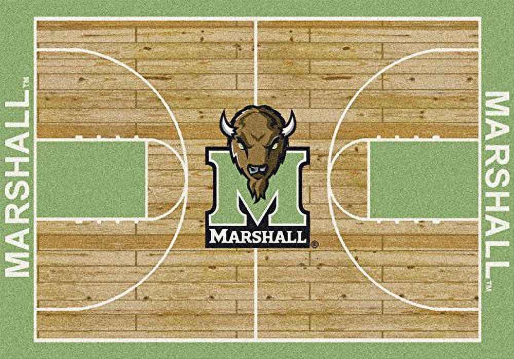 College Home Court Marshall Area Rug-Color:Home Court,Material:Nylon ...