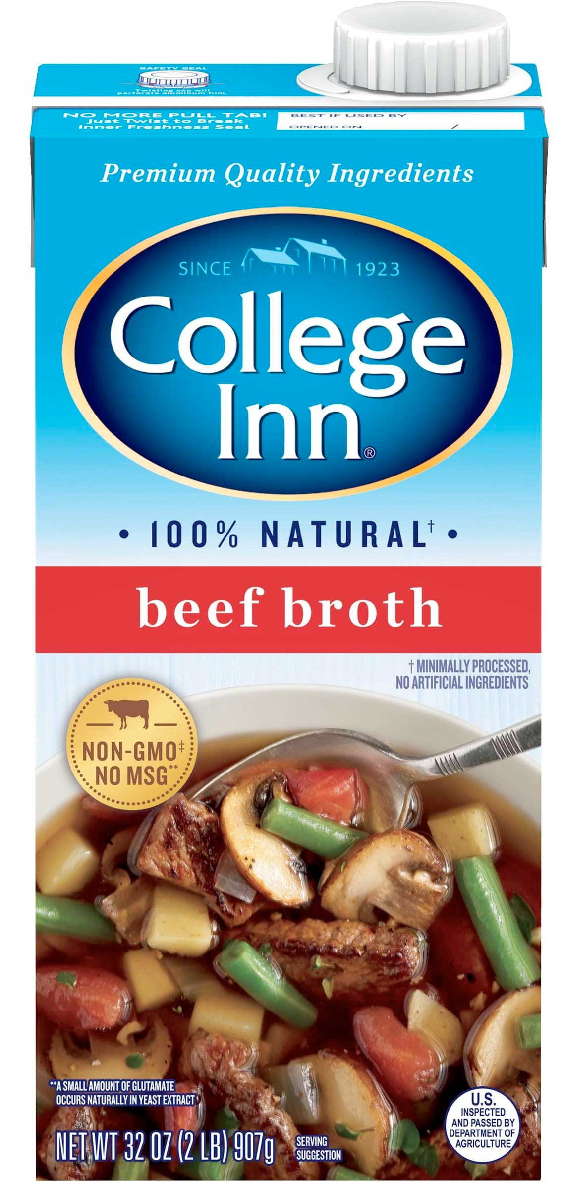 College Inn Beef Broth, 32 Ounce -- 12 per case - Walmart.com