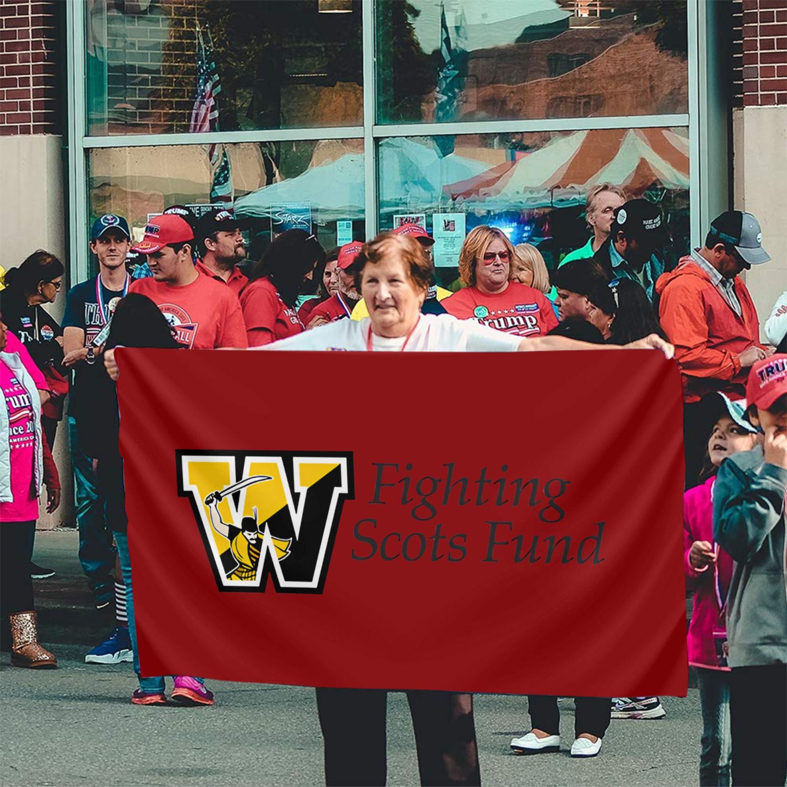 College Of A Wooster Logo Flag 3x5 Outdoor ,Sewn Stripes, Stronger ...