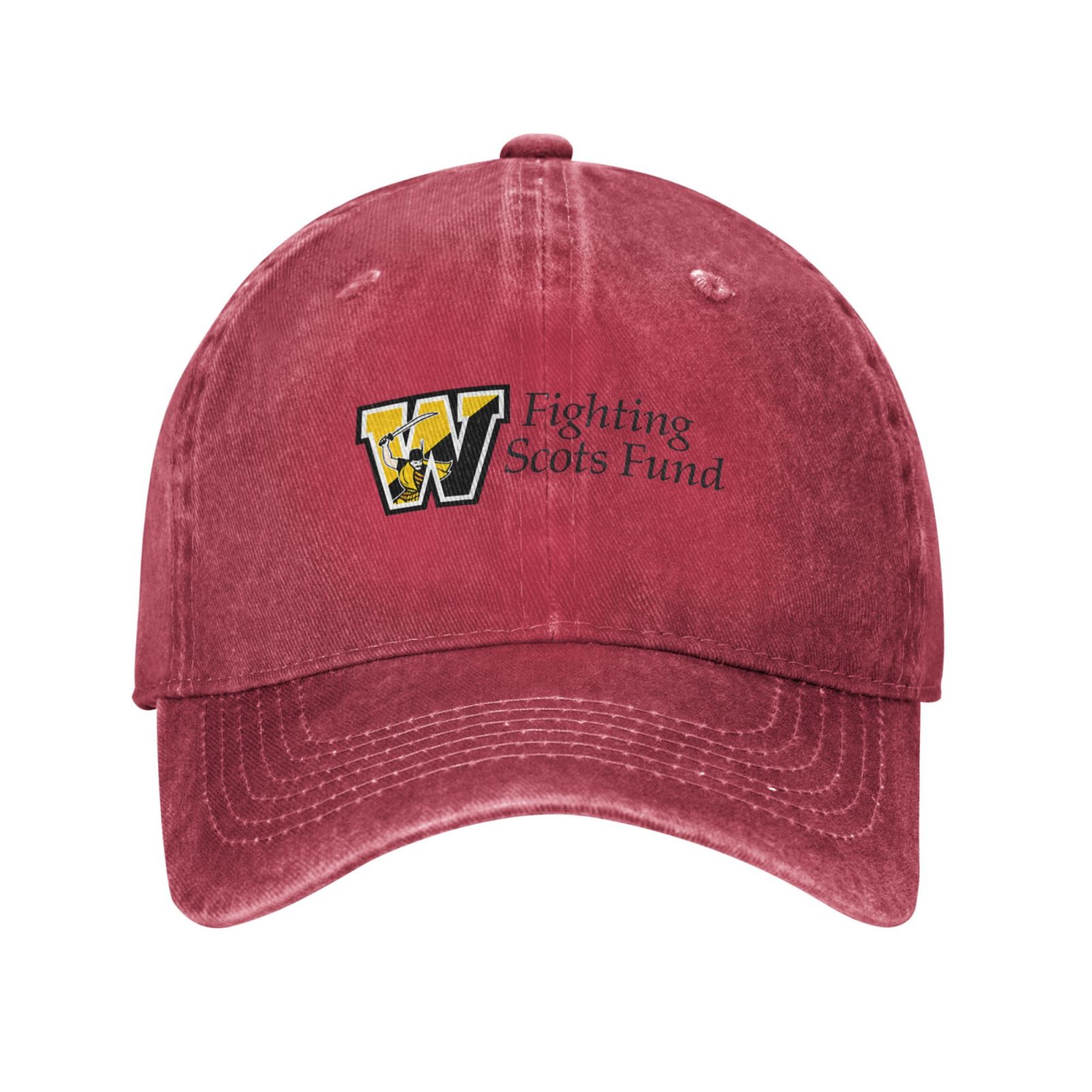 College Of A Wooster Logo Hat Adult Adjustable Classic Washed Casquette ...