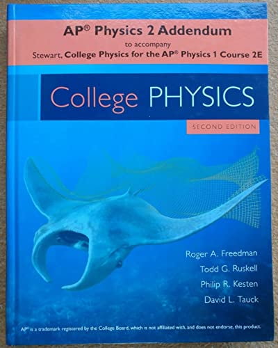 Pre-Owned College Physics-AP Physics 2 Addendum Paperback - Walmart.com