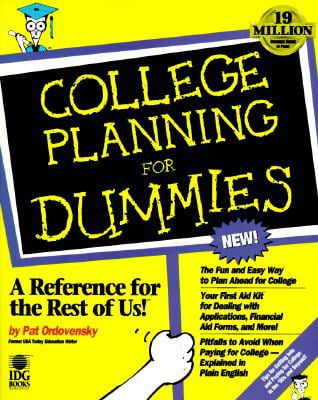 Pre-Owned College Planning for Dummies (Paperback) 1568843828 ...