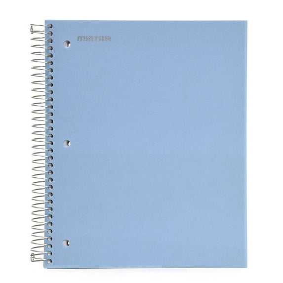 5-Subject Multi Spiral School Notebook - College Ruled, Durable Poly ...