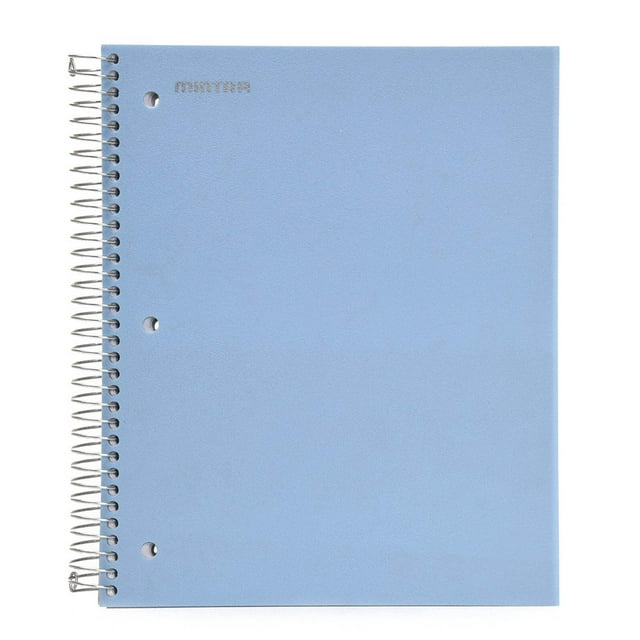 5-Subject Multi Spiral School Notebook - College Ruled, Durable Poly ...
