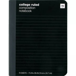 College Ruled Composition Notebook