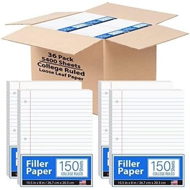 Raised Line Writing Paper - Red and Blue Lines -Package of 50 - Walmart.com