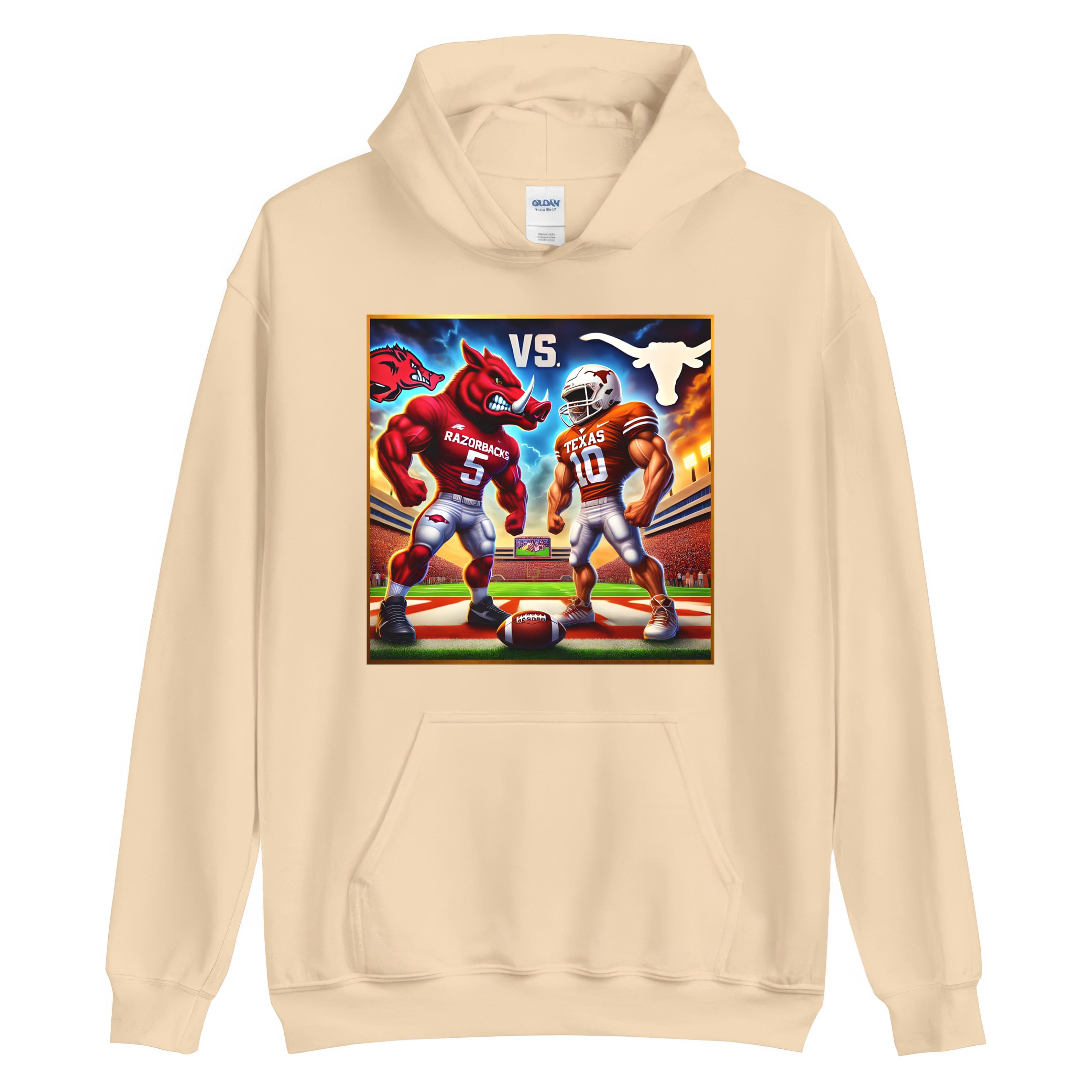 College Sports Graphic Tee - Mascot Rivalry Design - Walmart.com