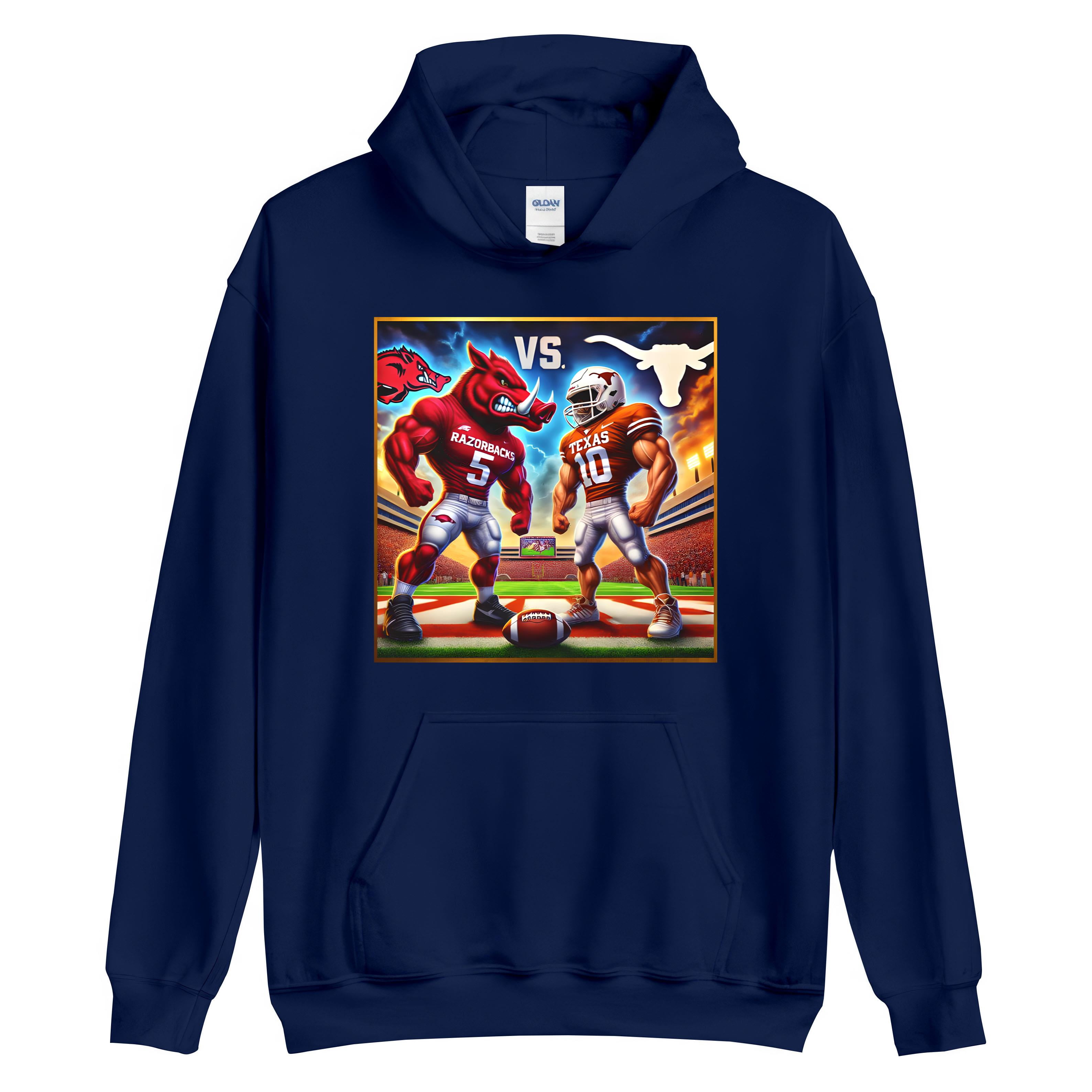 College Sports Graphic Tee - Mascot Rivalry Design - Walmart.com