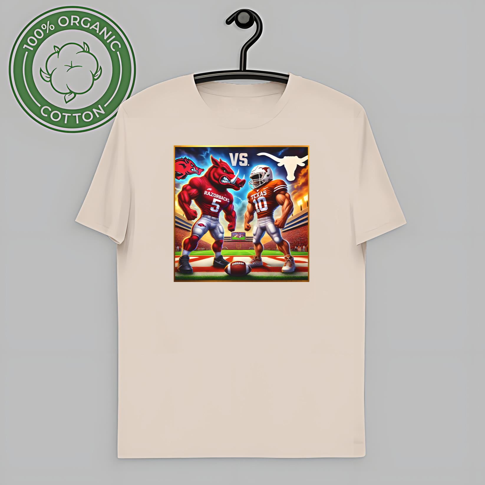 College Sports Graphic Tee - Mascot Rivalry Design - Walmart.com