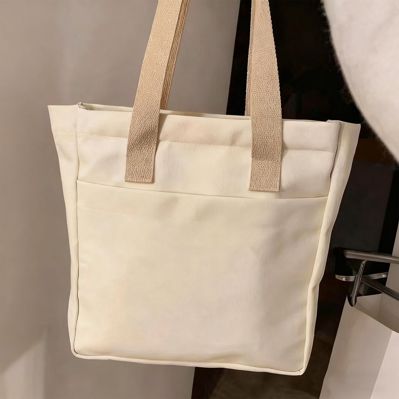 College Students Canvas Tote Bag Large Capacity Shoulder Bag For Women ...