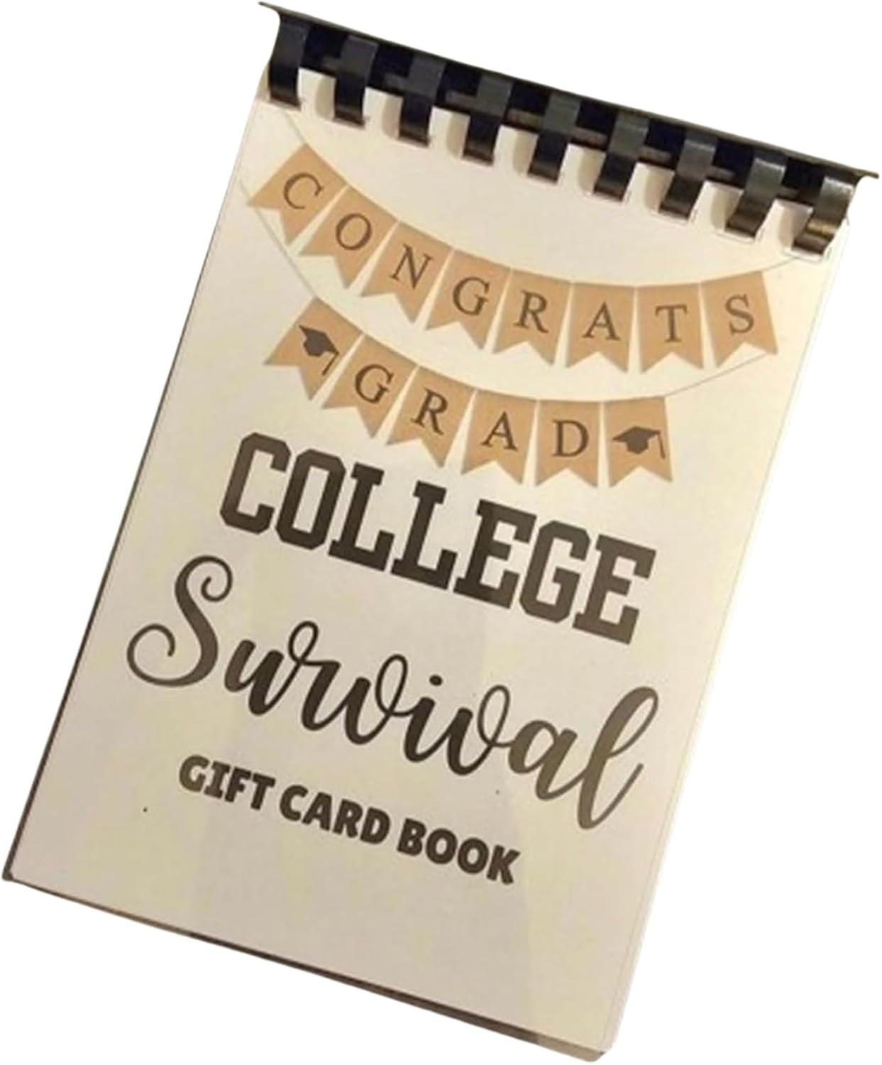 College Survival Gift Card Book, 16 Pages Graduation Gift Card Holder ...