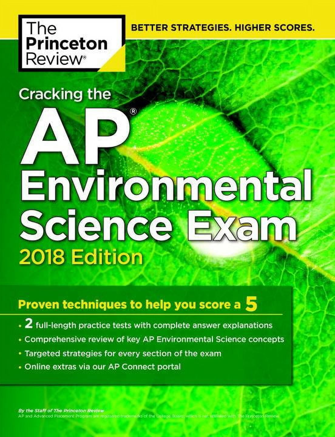 College Test Preparation: Cracking the AP Environmental Science Exam ...