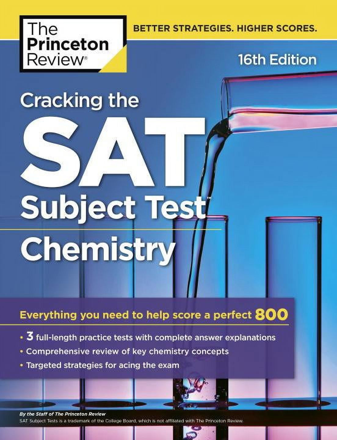 College Test Preparation: Cracking the SAT Subject Test in Chemistry ...