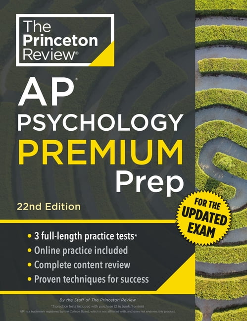 College Test Preparation Princeton Review AP Psychology Premium Prep ...