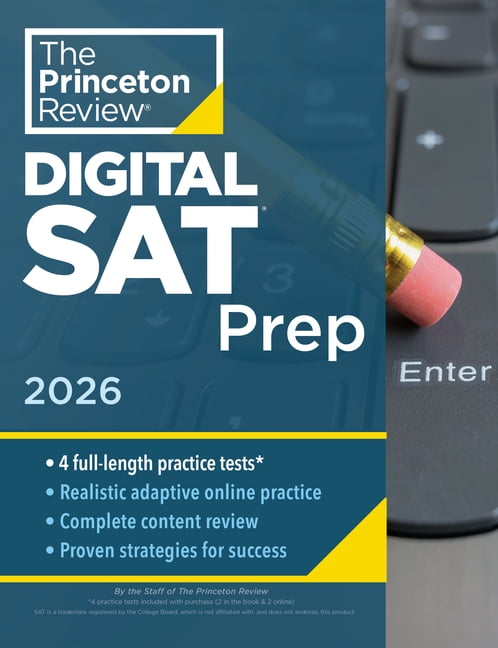 College Test Preparation Princeton Review Digital SAT Prep, 2026: 4 ...