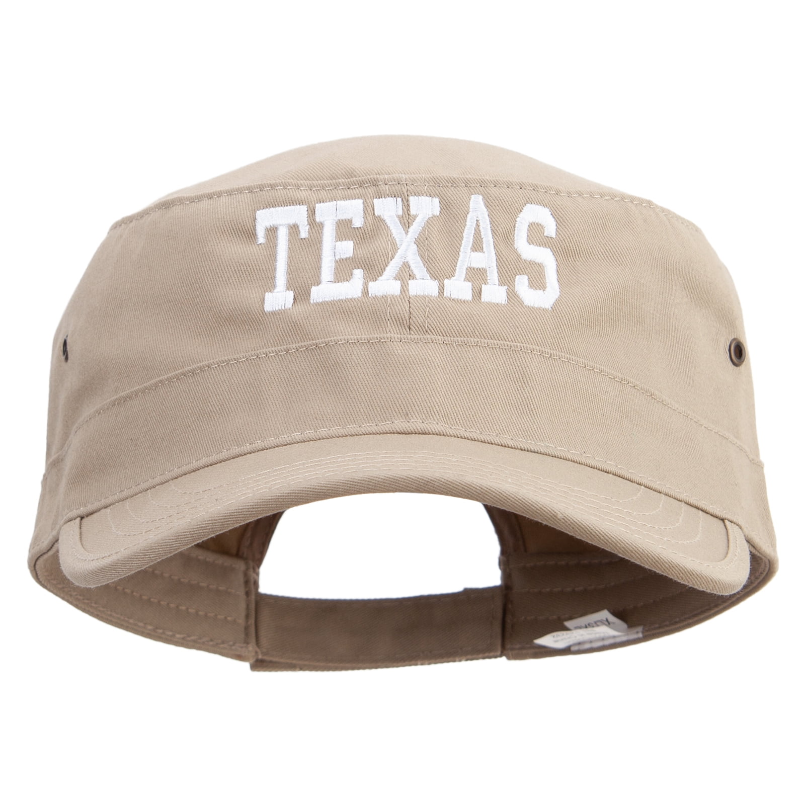 College Texas Embroidered Big Size Trendy Army Style Cap - Khaki XL-3XL ...