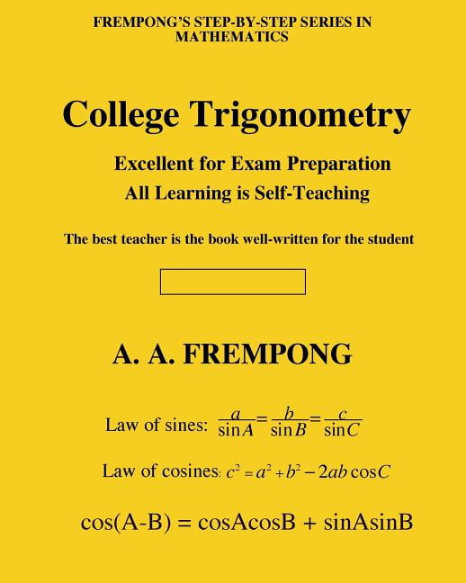 College Trigonometry - Walmart.com
