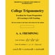 College Trigonometry (Paperback) - Walmart.com