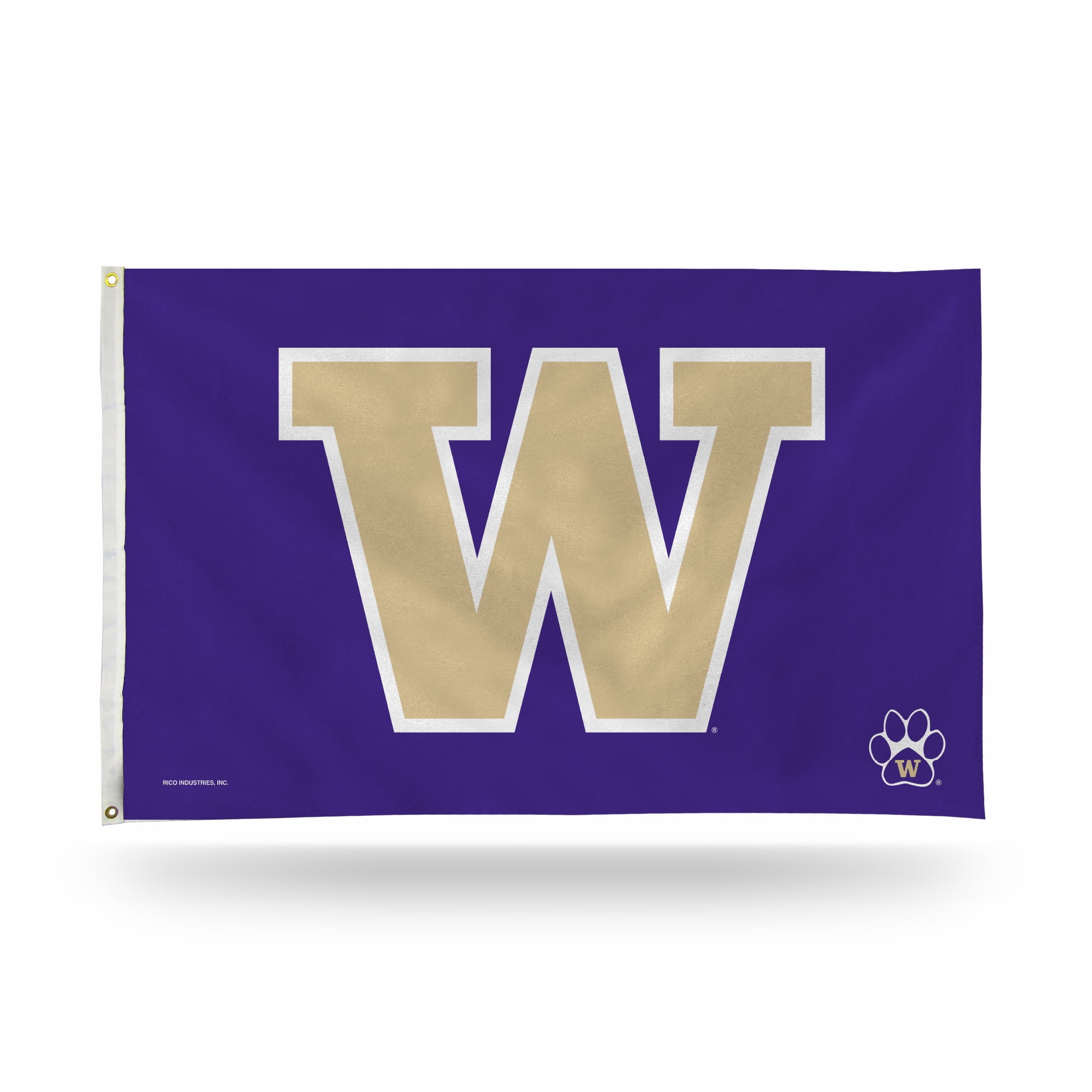 College Washington 3' x 5' Banner Flag - Single Sided - Indoor or ...
