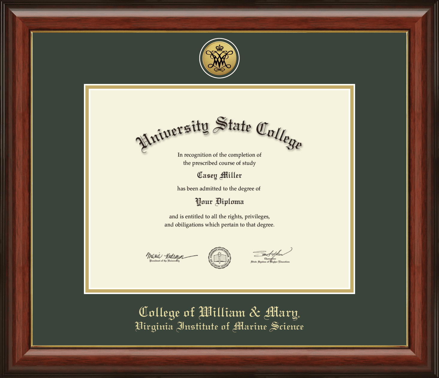 College of William and Mary Virginia Institute of Marine Science ...