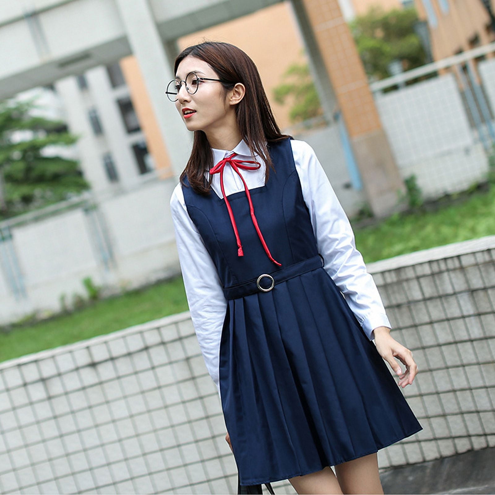College sailor suit female school class uniform soft girl JK uniform ...