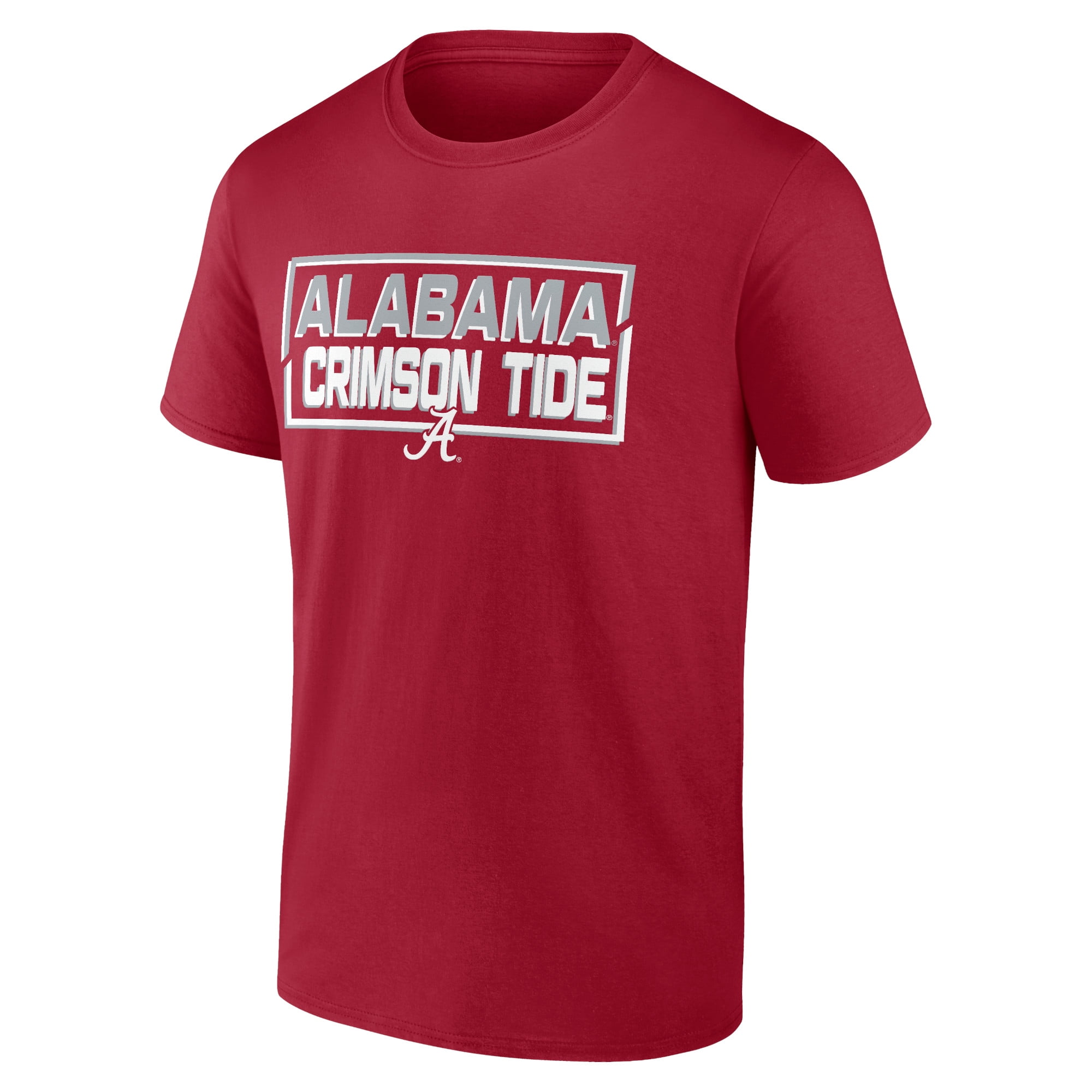 Collegiate BAMA Men's Primary Color Short Sleeve Cotton Crew Tee Jolt ...