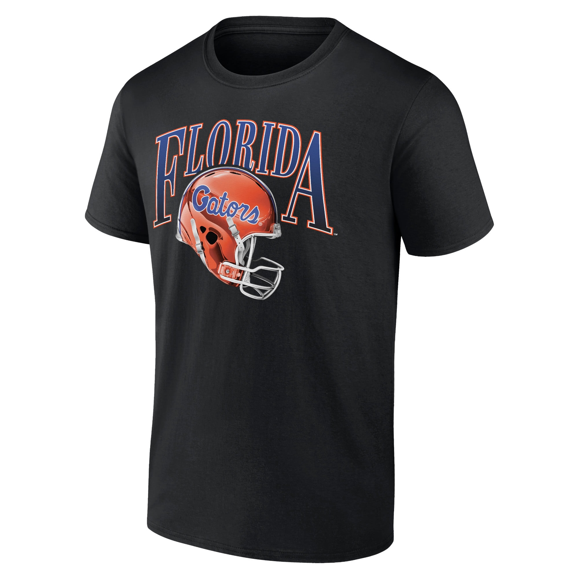 Collegiate FL GATORS Men's Black Color Short Sleeve Cotton Crew Tee ...