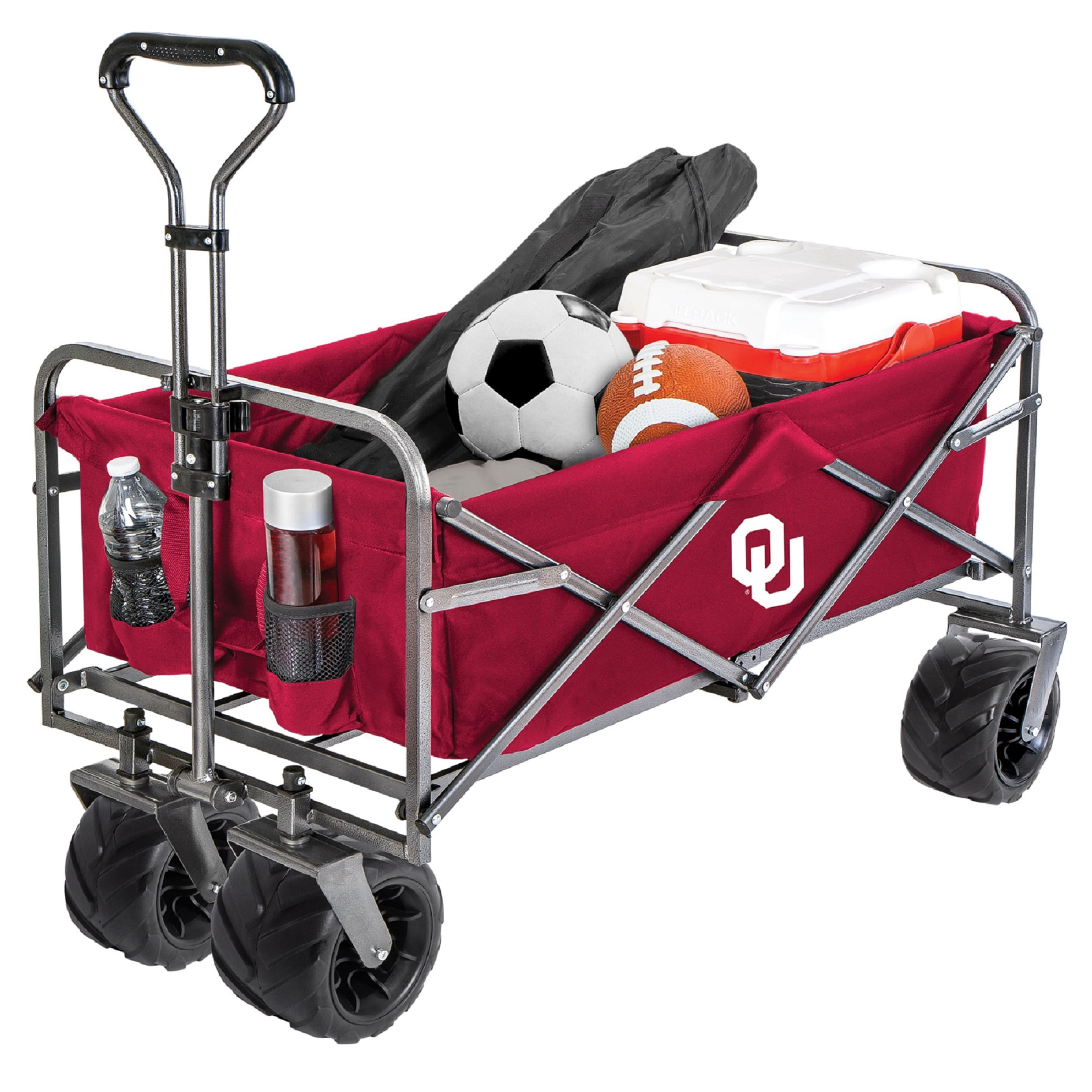 Collegiate Heavy-Duty Utility Collapsible Sports Wagon - Oklahoma ...