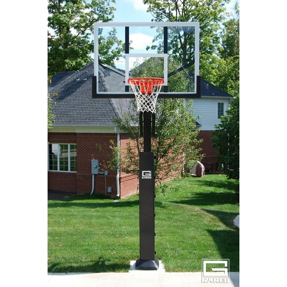 Collegiate Jam Direct Mount Basketball System, 5” Square Post, 42” x 60 ...