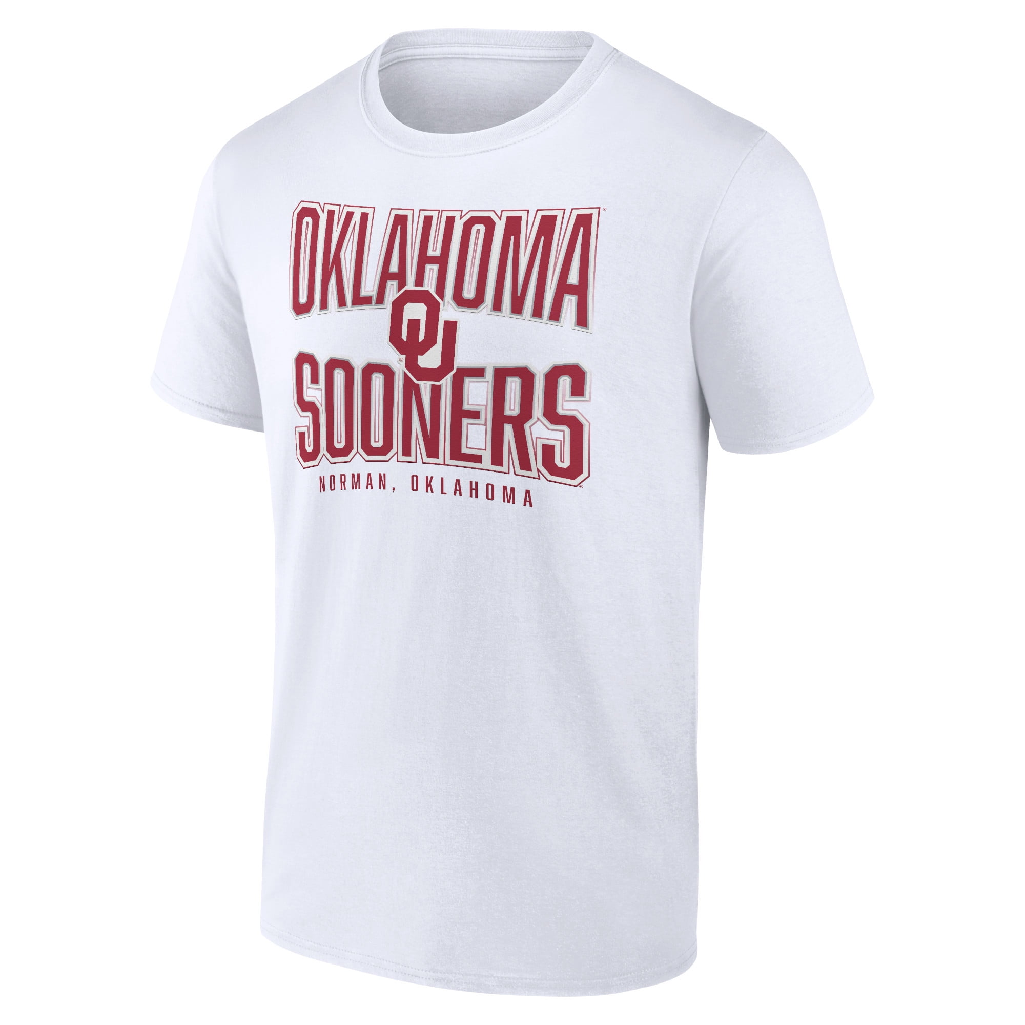 Collegiate OKLAHOMA Men's Black Color Long Sleeve Cotton Crew Tee Tilt ...