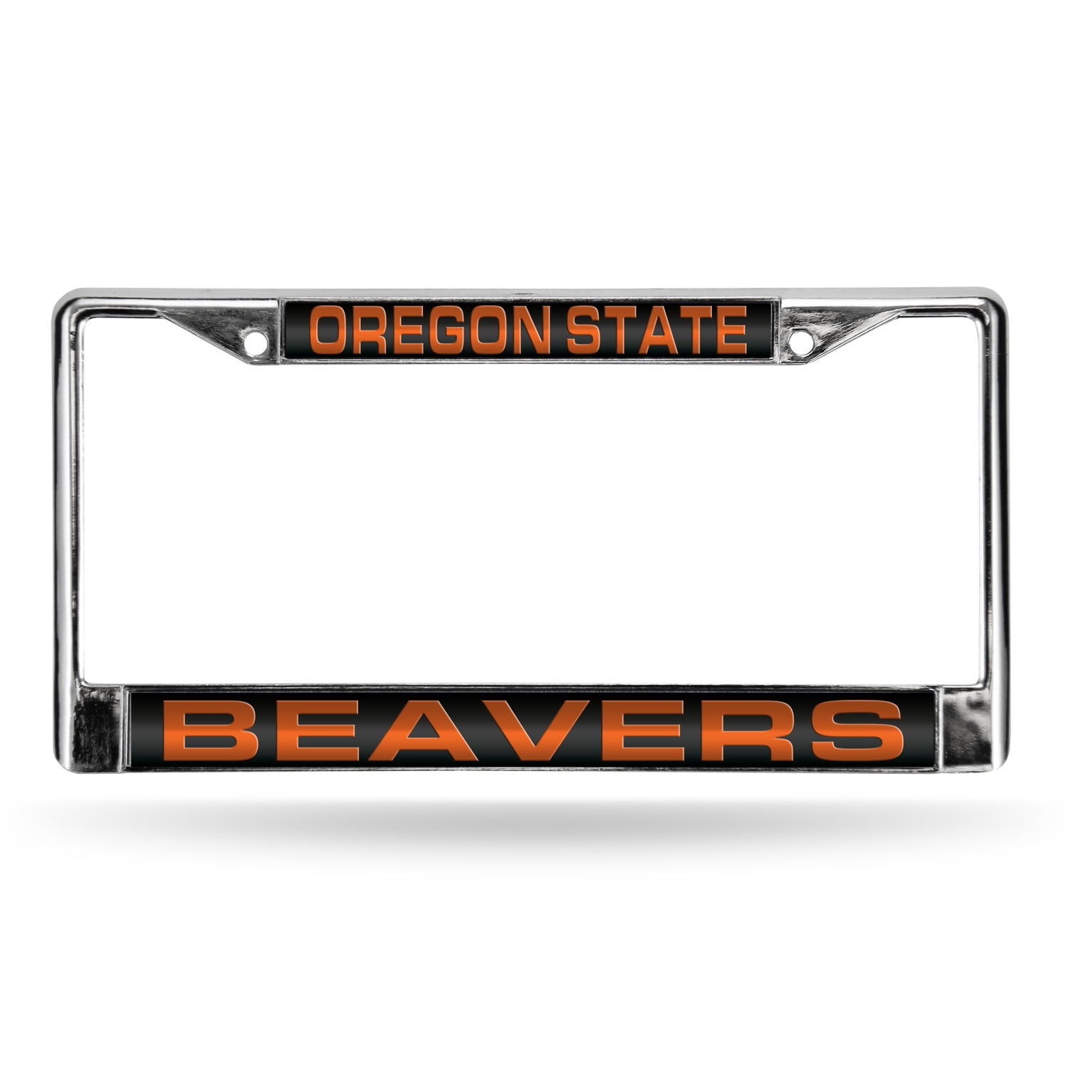 Oregon State NCAA Beavers Chrome Metal Laser Cut License Plate Frame ...