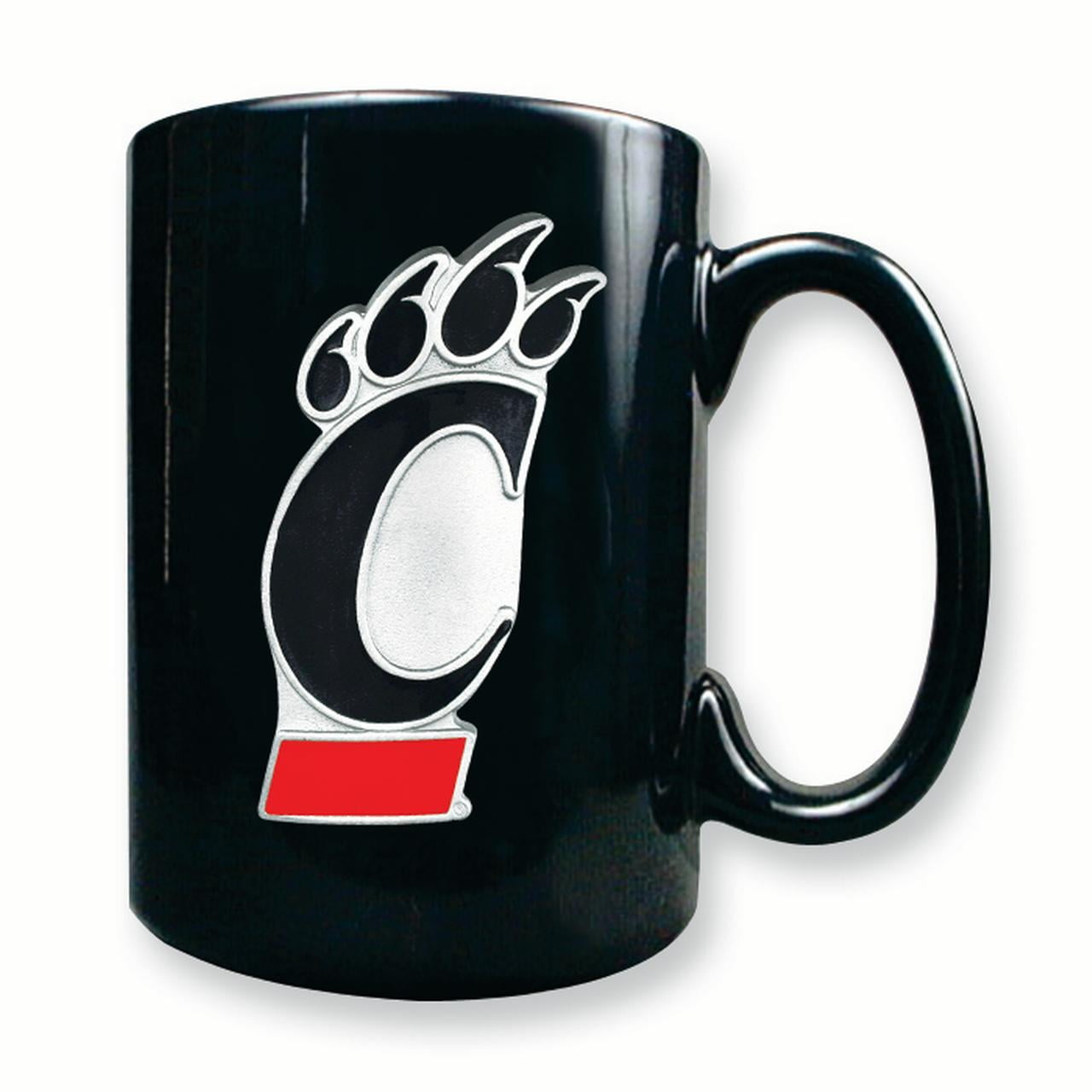 Collegiate University of Cincinnati 15oz Black Ceramic Mug GC1740 ...