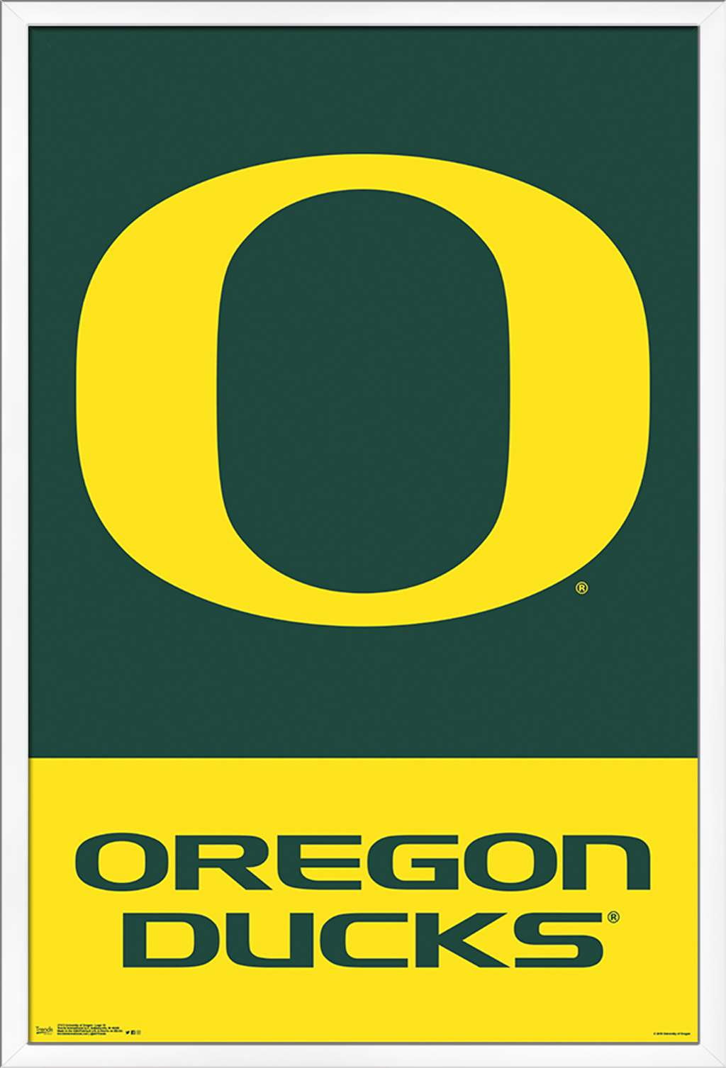 Oregon Ducks Logo Yellow