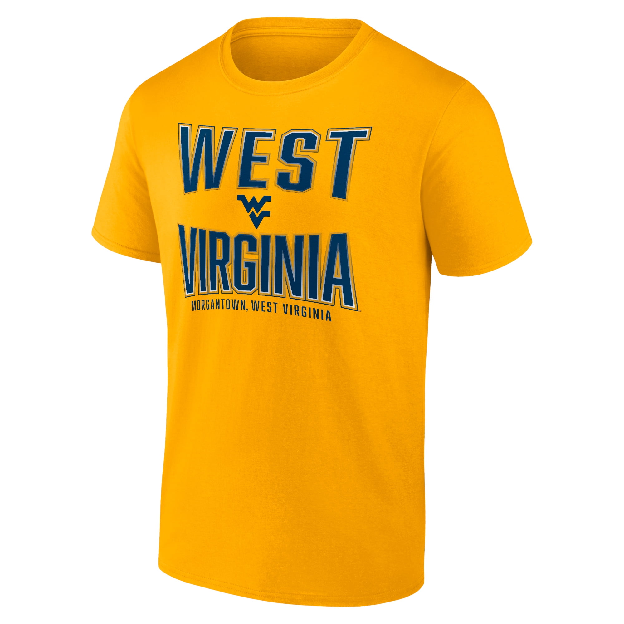 Collegiate WEST VIRGINIA Men's Black Color Long Sleeve Cotton Crew Tee ...