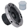 Collet Chuck Round Base 7 Mounting Holes 100mm Diameter Carbon Steel