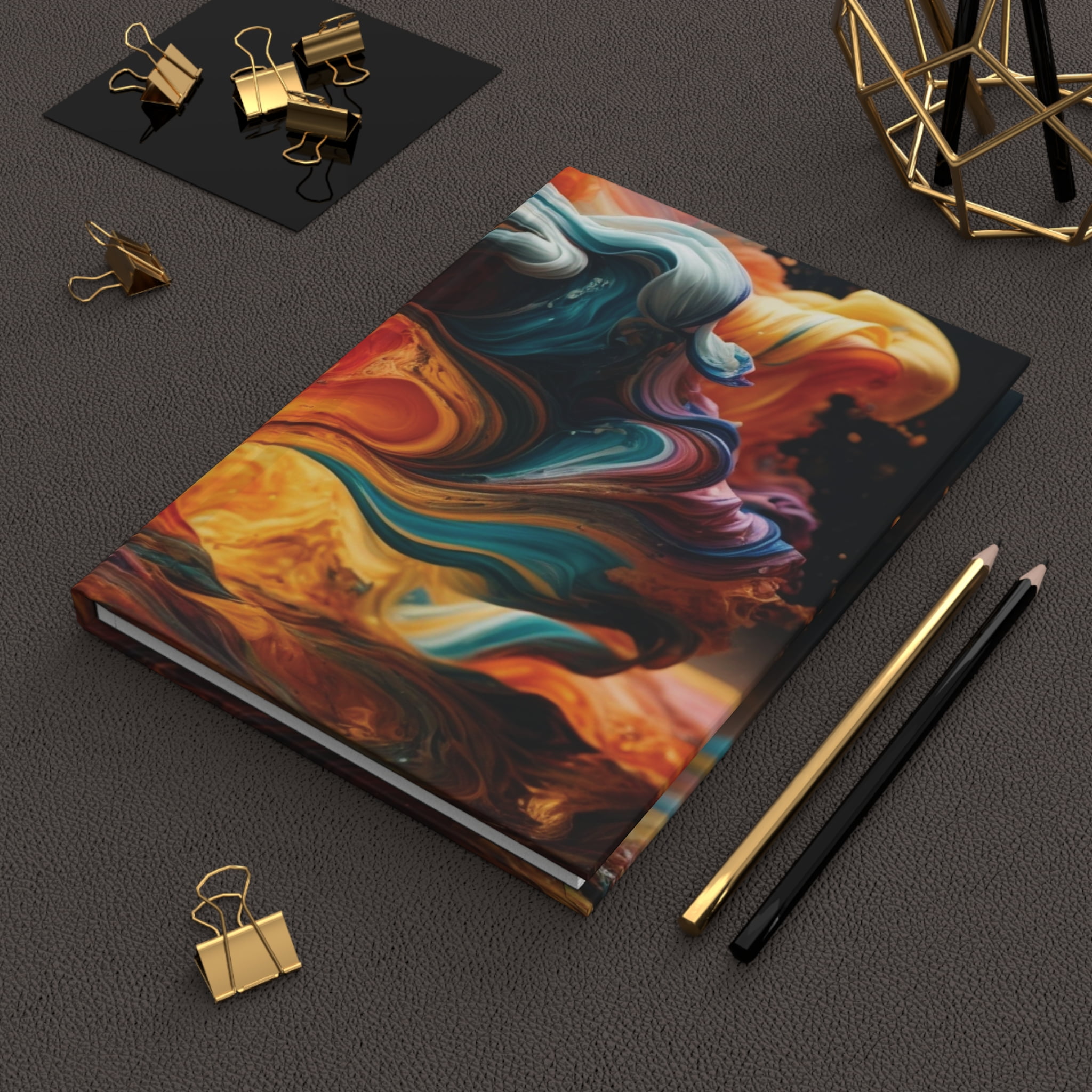 Colliding Worlds: A Triple Exposure Masterpiece Hardcover Journal Matte ...