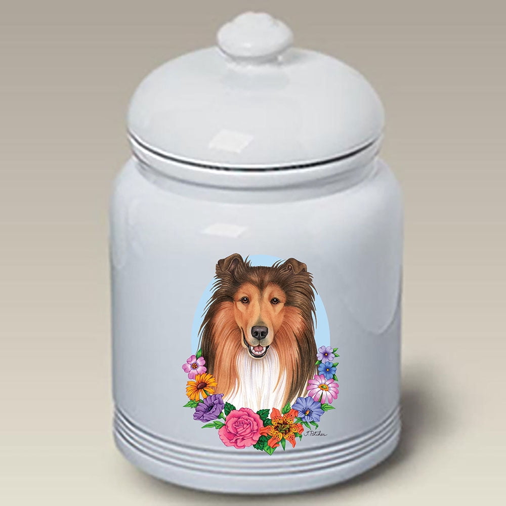 Collie - Best of Breed Ceramic Doggie Treat Jar - Walmart.com
