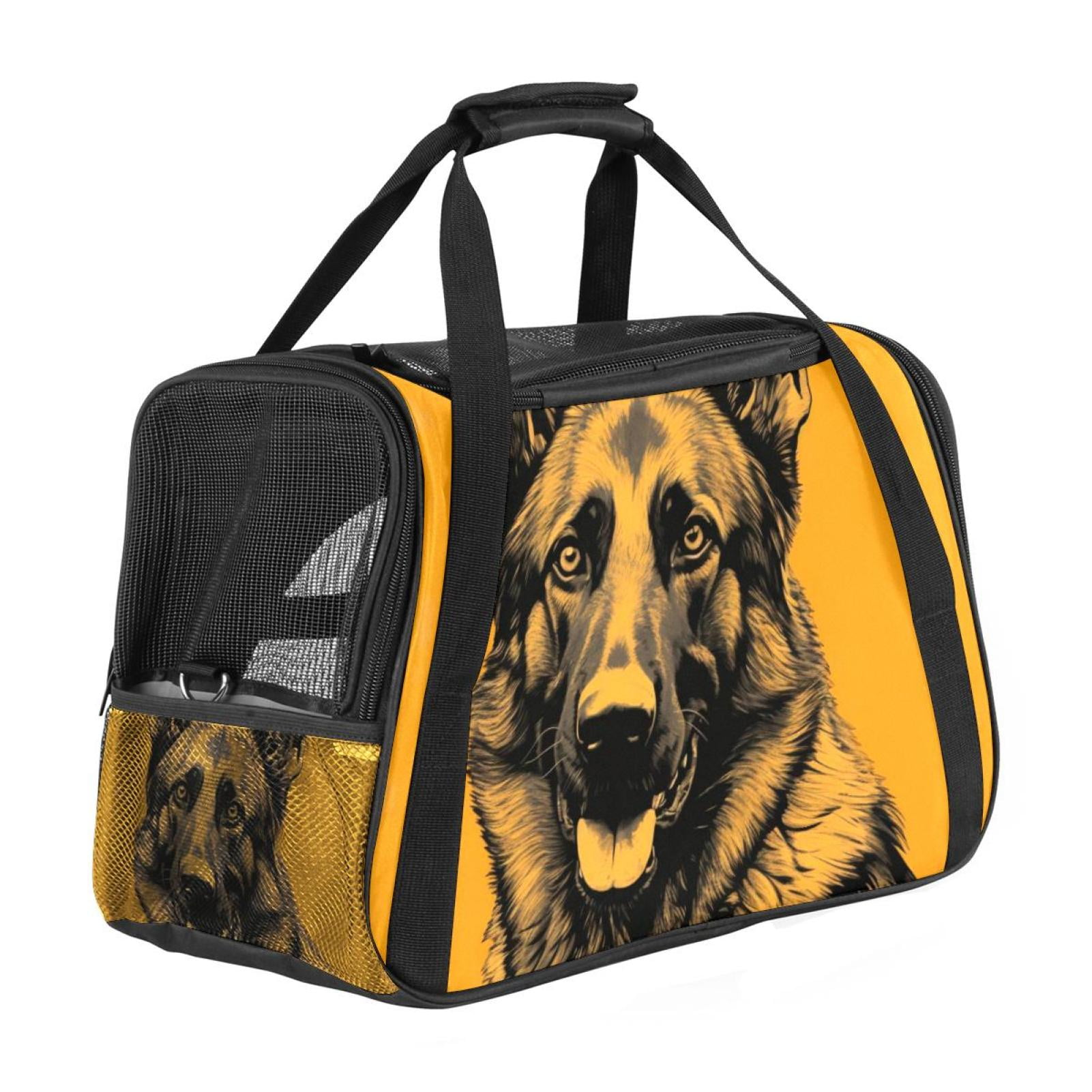 Collie Cat Carrier Bag - Premium Fabric 900D Oxford Cloth - Sherpa Base ...