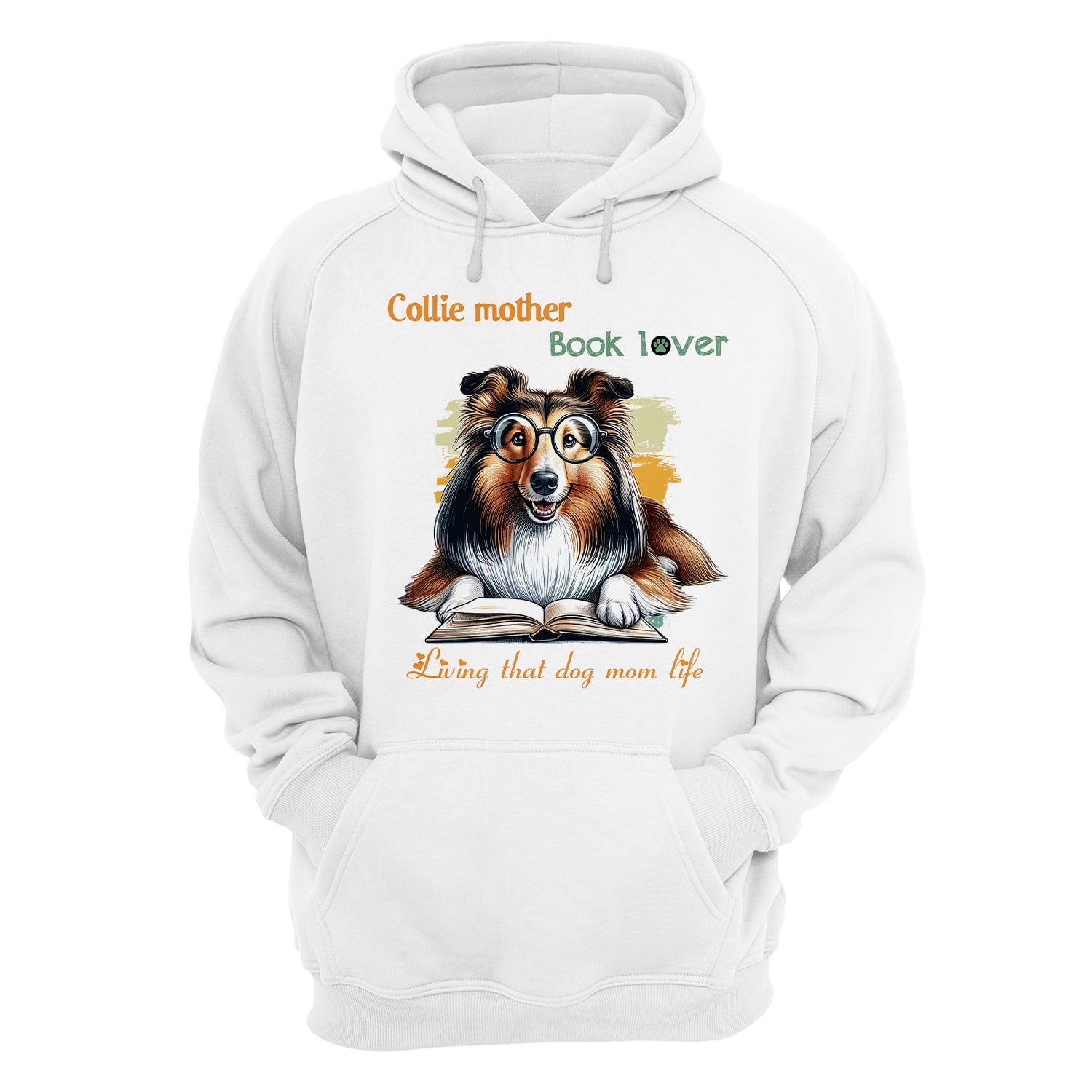 Collie Mother Book Lover Living That Dog Mom Life Happy Mother's Day ...