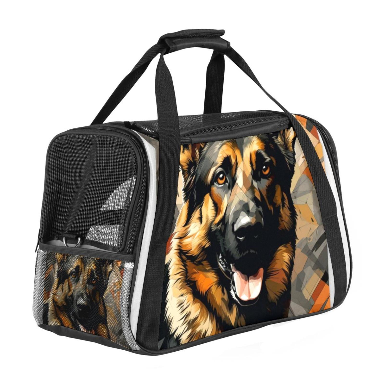 Collie Premium Fabric Pet Carrier Bag - 900D Oxford Cloth, Sherpa Base ...