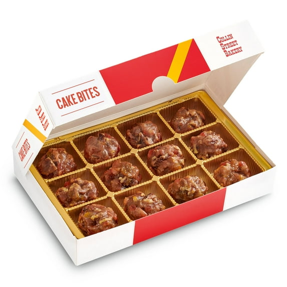 Collin Street Bakery DeLuxe DEF29 Fruitcake Bites 12-Count (12 oz ...