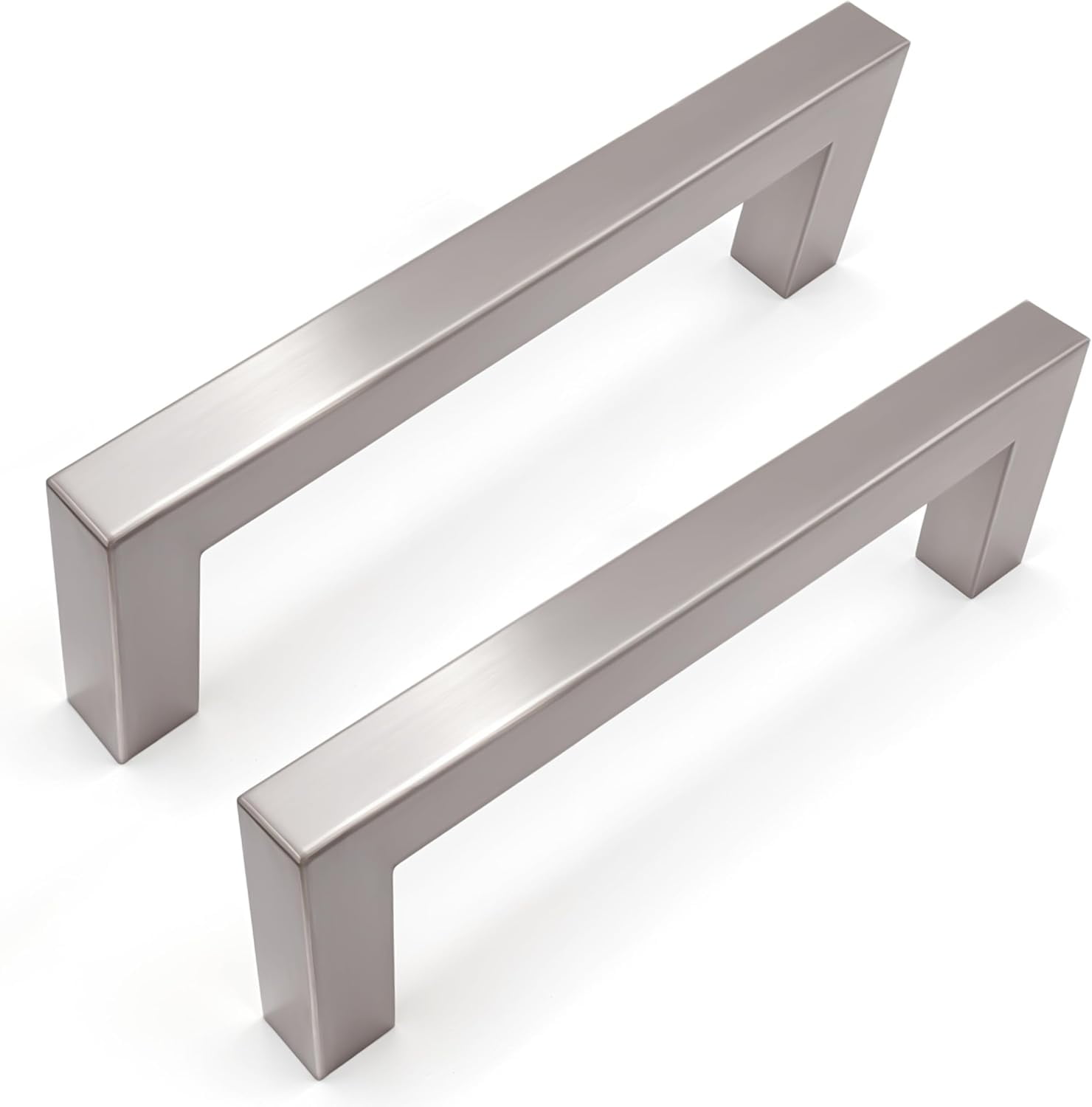 Collinet Industries 4 Inch Cabinet Pulls, Solid Stainless Steel (NOT ...