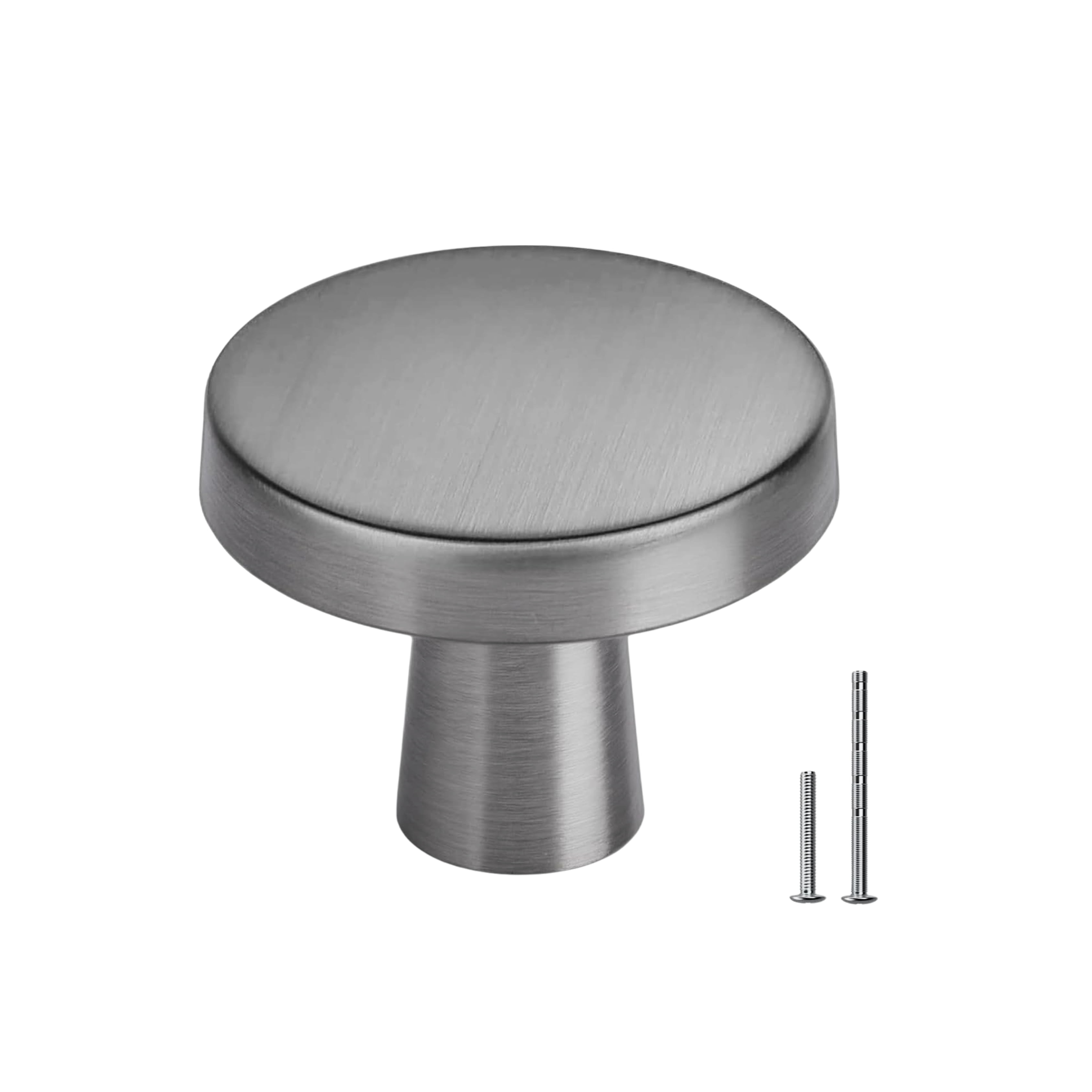 Collinets 2 Pack - 1.25 Inch(32mm) dia Colorado Round Knob - Satin ...