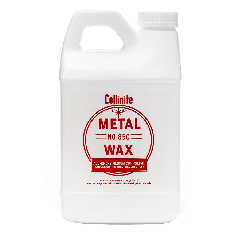 Collinite 850 Metal Wax - Medium Cut Polish - 64oz [850-64OZ] - Walmart.com