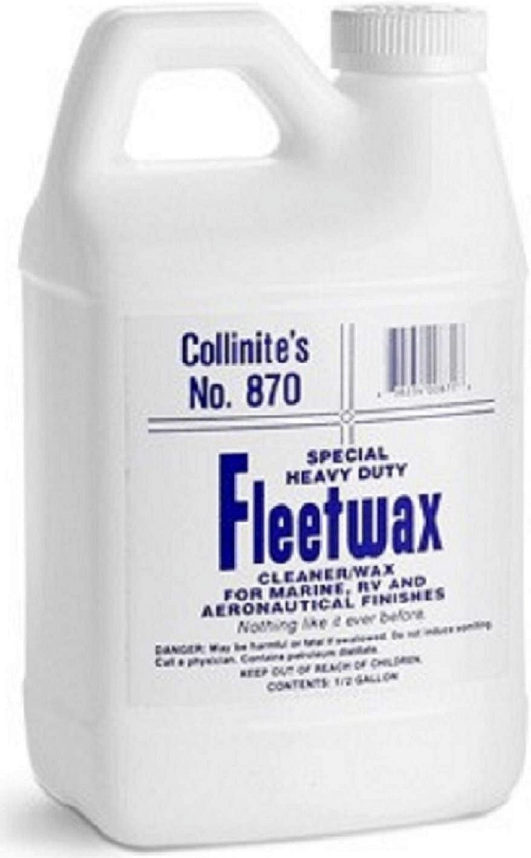 Collinite 8701 No. 870 Fleetwax Liquid - 1/2 Gallon - Walmart.com