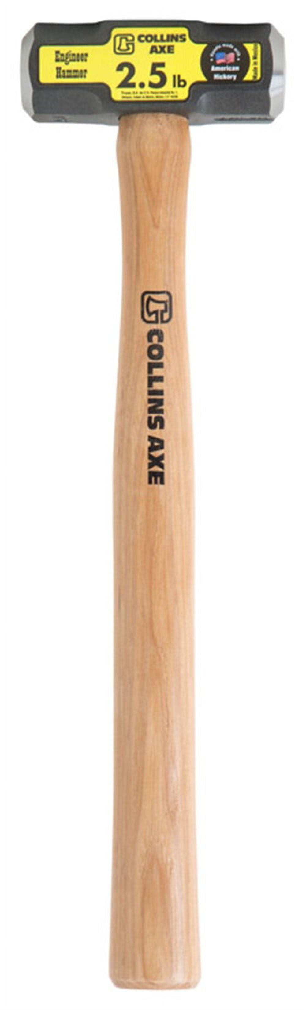 Collins 2.5 lb Steel Engineering Hammer 16 in. Hickory Handle - Walmart.com